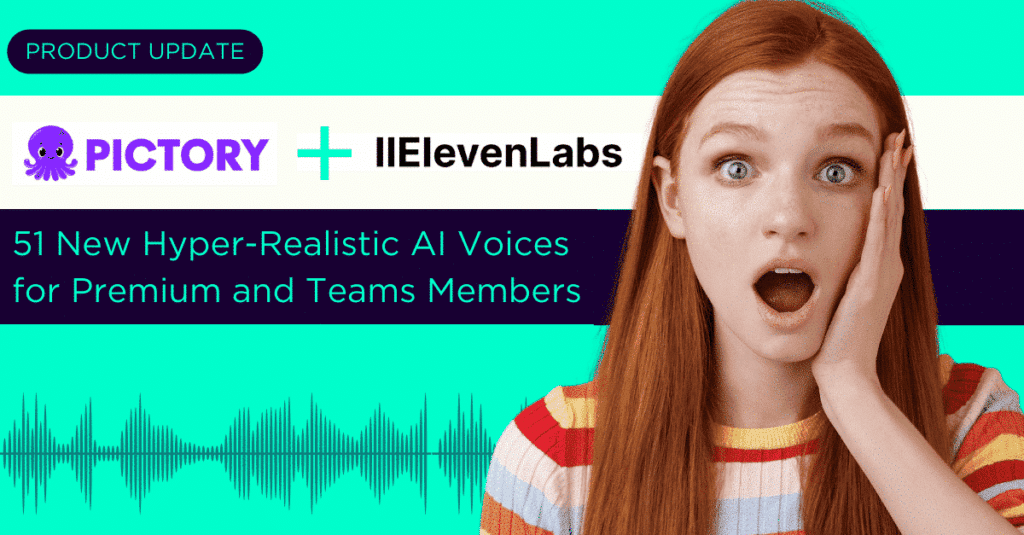 Pictory Teams Up With ElevenLabs - Human-Sounding AI Voices