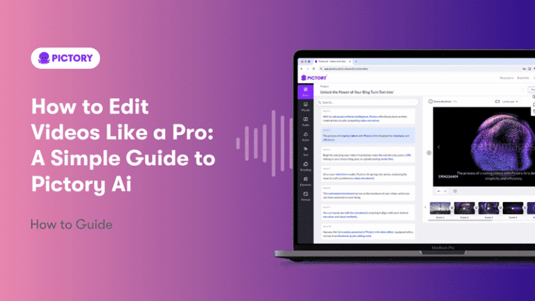 How to Edit Videos Like a Pro: A Simple Guide to Pictory AI