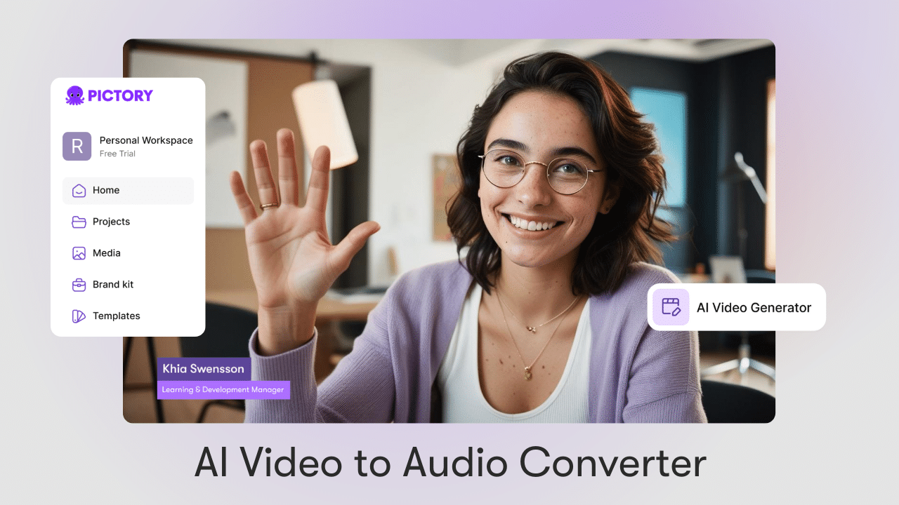 AI Video to Audio Converter - Pictory.ai