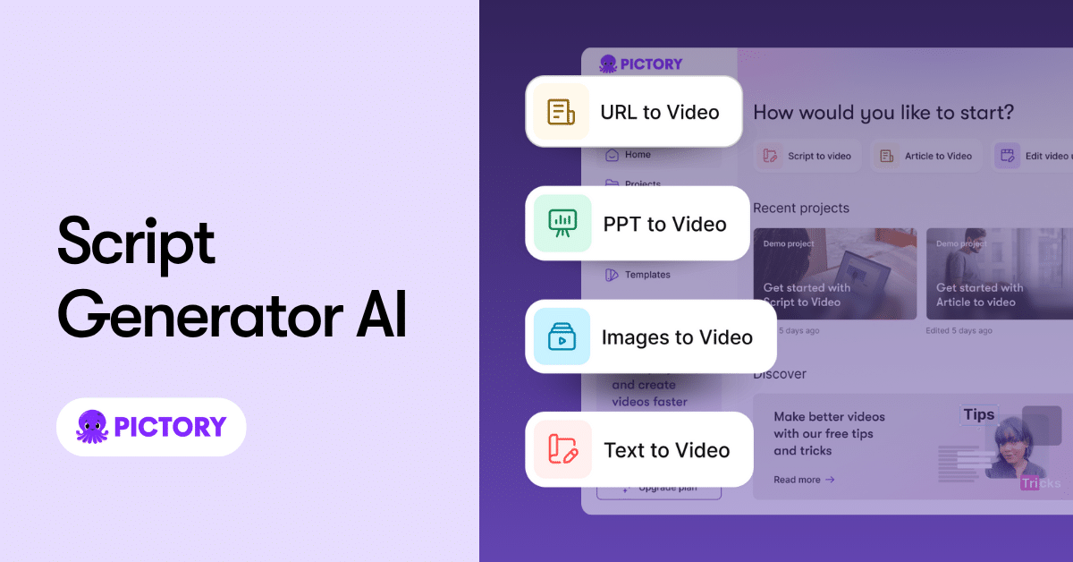 Script Generator AI - Pictory.ai
