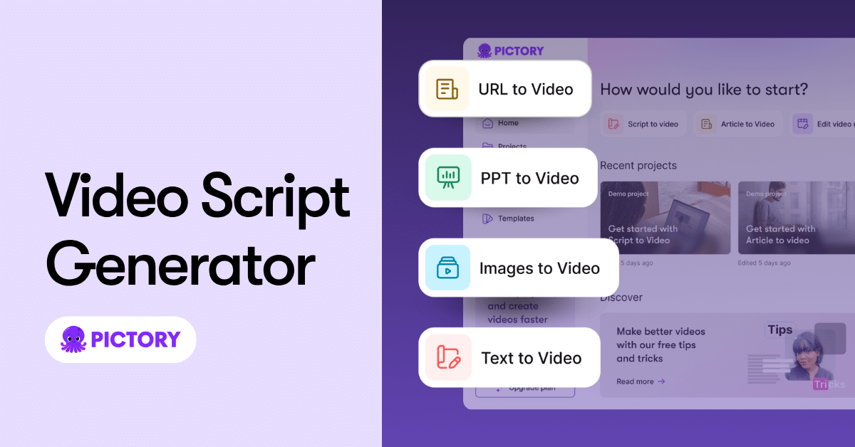 Video Script Generator - Pictory.ai