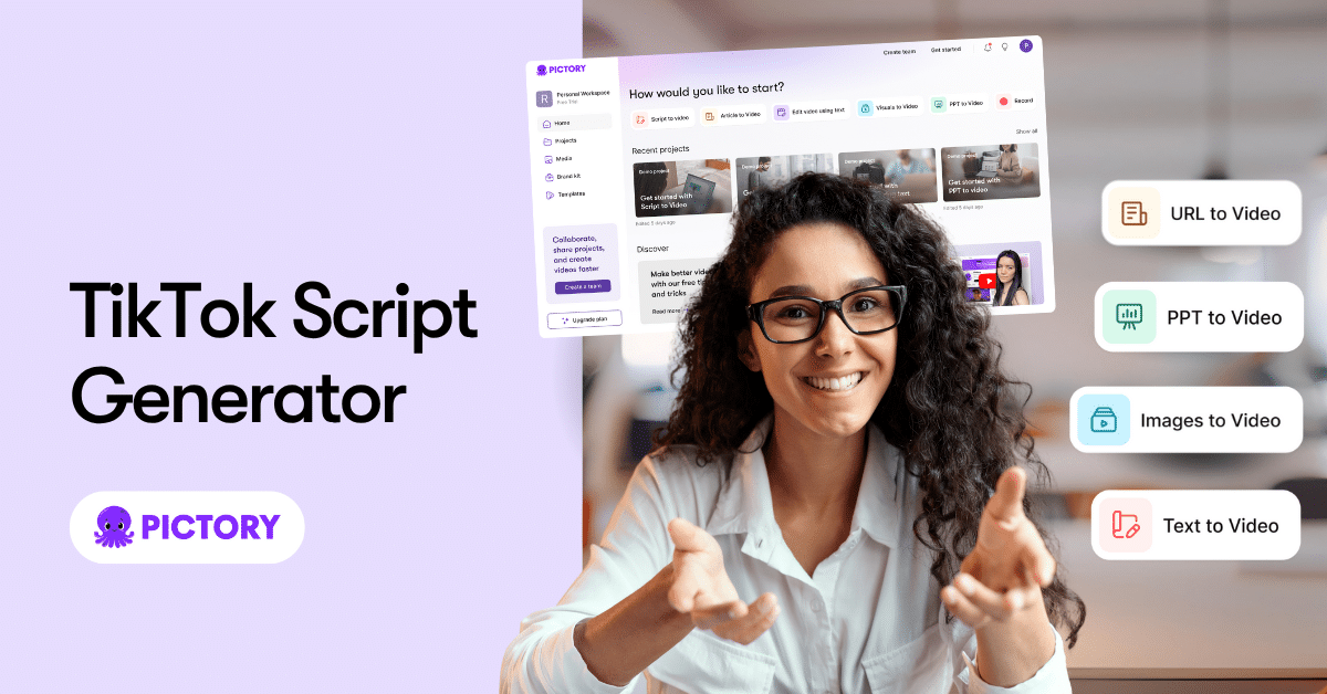 TikTok Script Generator - Pictory.ai