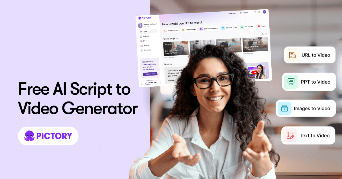 Free AI Script to Video Generator - Pictory.ai