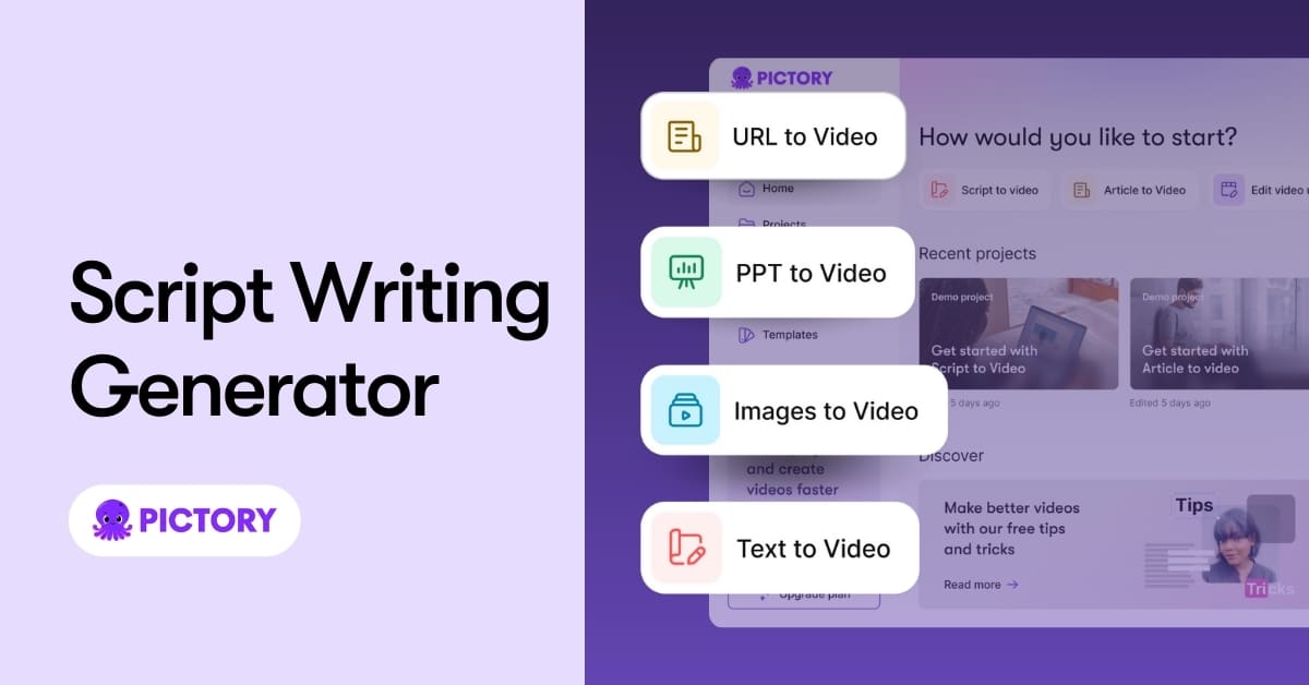 Script Writing Generator - Pictory.ai