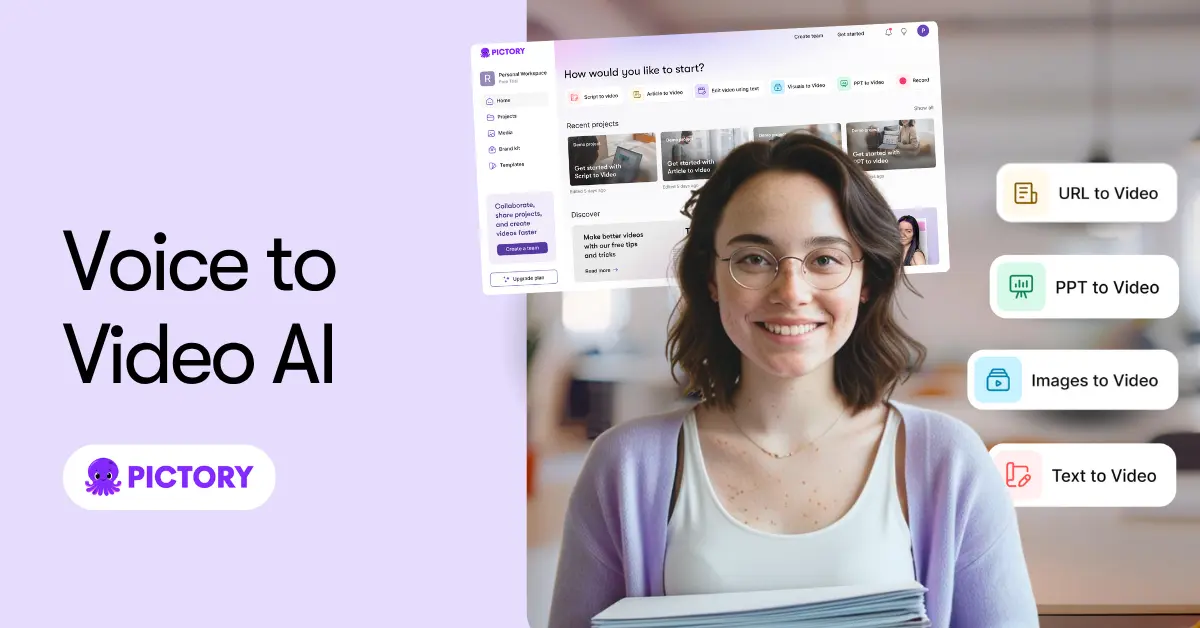Voice to Video AI | Create Videos from Voice Recordings with AI